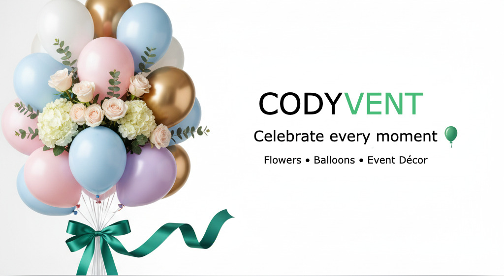 Codyvent | Flowers, Bouquets & Balloon Decor in Karachi
